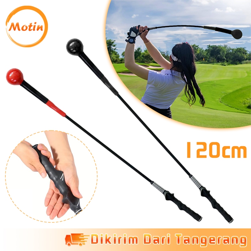 Jual 120CM Flexible Golf Swing Tempo Stick Latihan Golf Trainer Golf ...