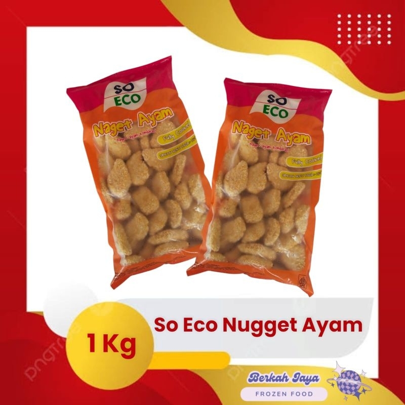 Jual So Eco chicken nugget 1kg frozen food makanan beku kemasan olahan ...