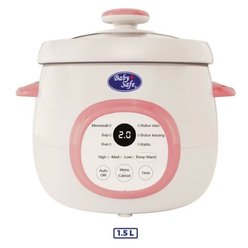 Jual Baby Safe LB017 Slow Cooker 1.5L - Alat Masak MPASI Anak Bayi ...