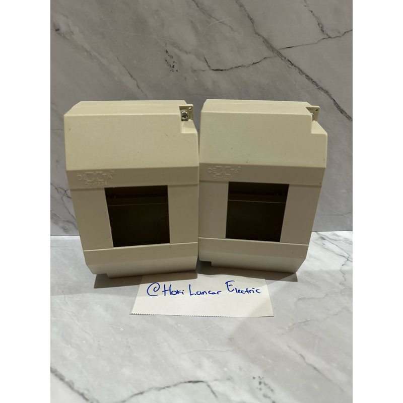 Jual Kotak box MCB 2 grup dexta listrik circuit breaker isi 2 double ...