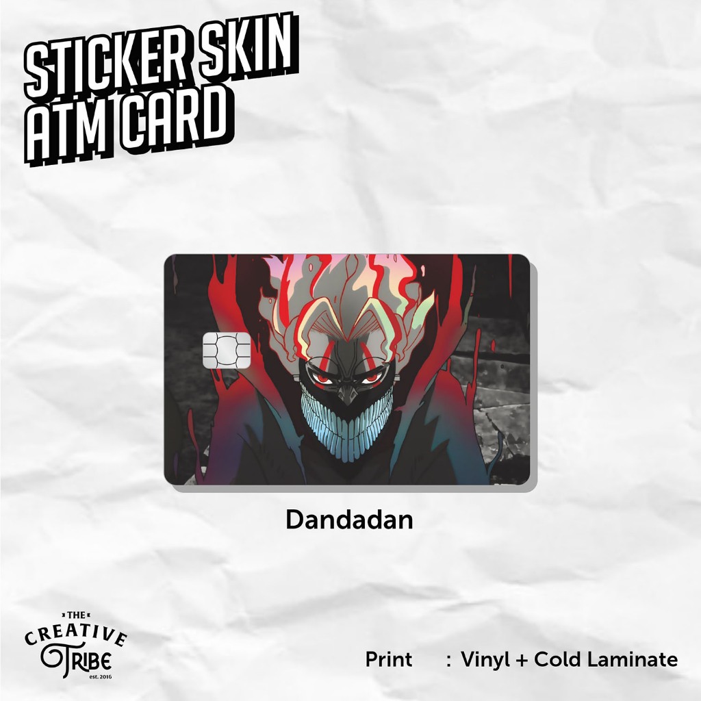 Jual Dandadan - Sticker Skin Card HOLOGRAM - Vinyl ATM Etoll Stiker ...
