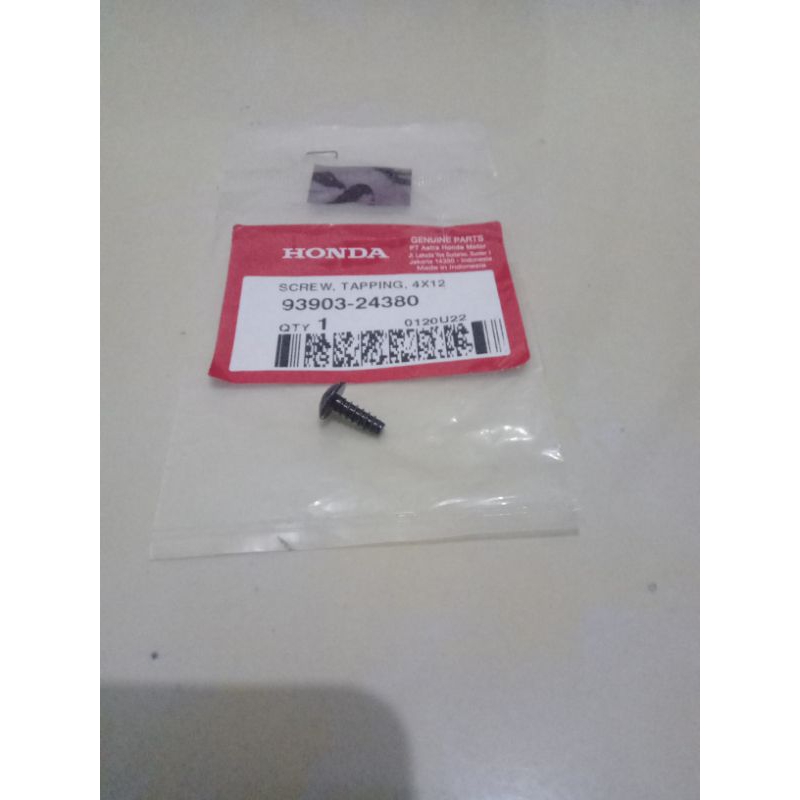 Jual baut screw tapping 4x12 baut bodi hitam adv 150 beat cb 150r cbr ...