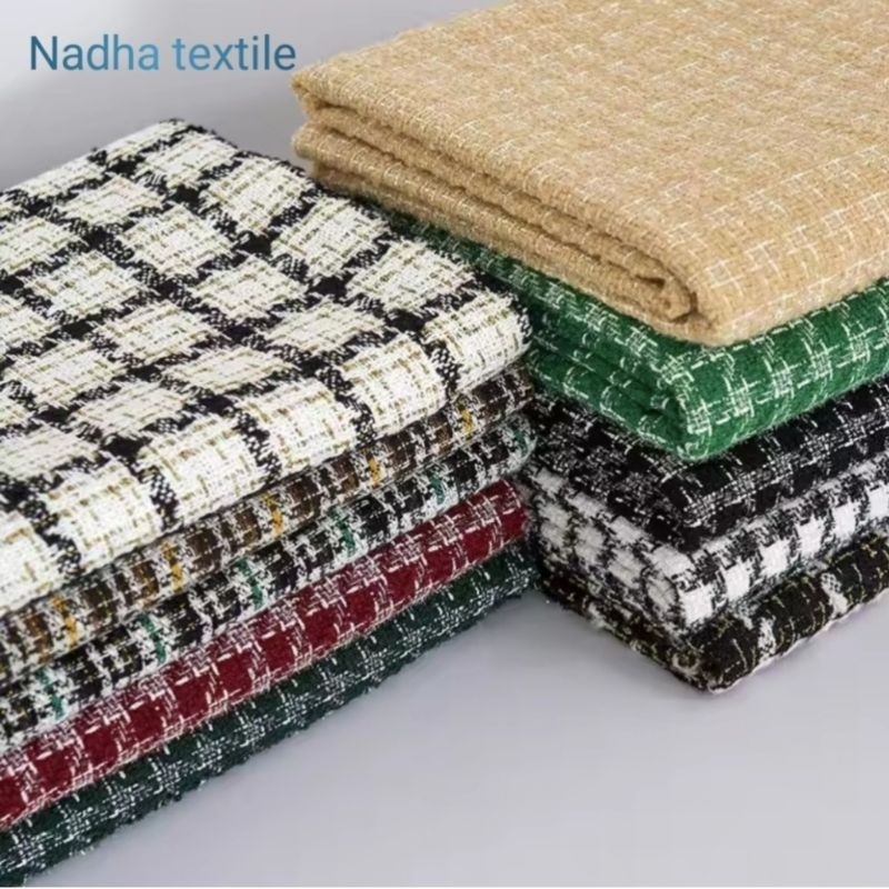 Jual READY!!KAIN TWEED KOREAN LIMITED EDITION (harga per 0,5 meter ...