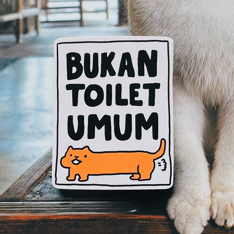 Jual Bukan Toilet Umum - Vinyl Sticker | Shopee Indonesia