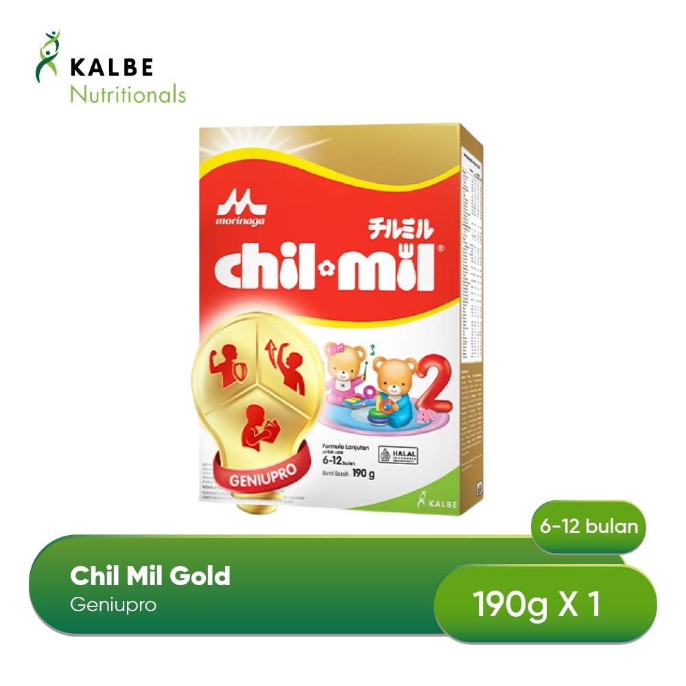 Jual Morinaga Chil Mil Gold Formula Bayi Usia 6-12 Bulan 190gr | Shopee ...