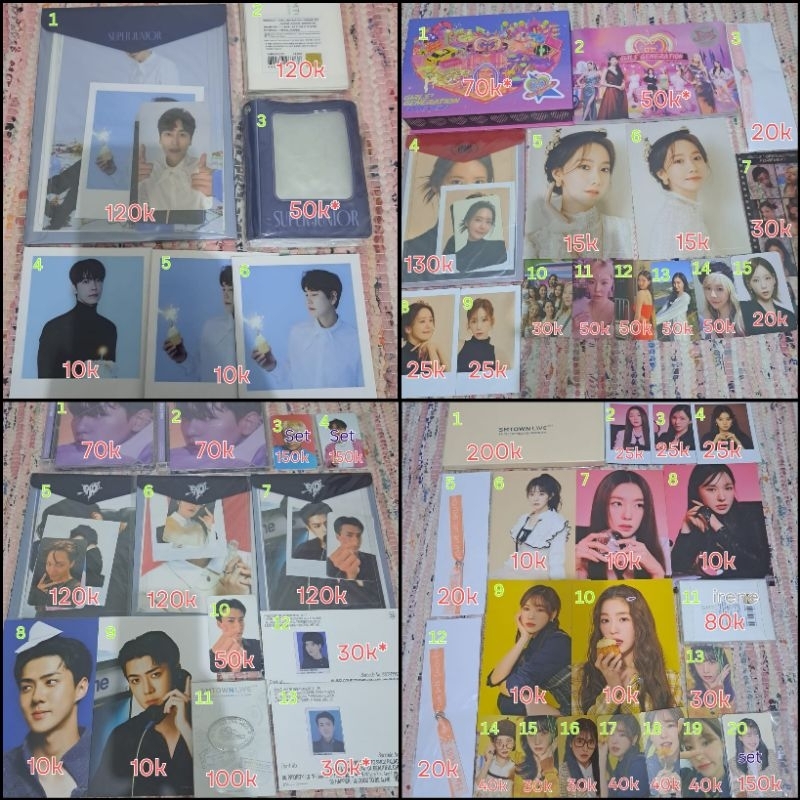 Jual [READY STOCK] [1] PC MD SM ARTISTS SUPER JUNIOR GIRLS GENERATION ...