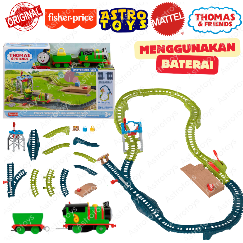 Jual Fisher Price Thomas and Friends Percy Parcel Loop Trackmaster ...