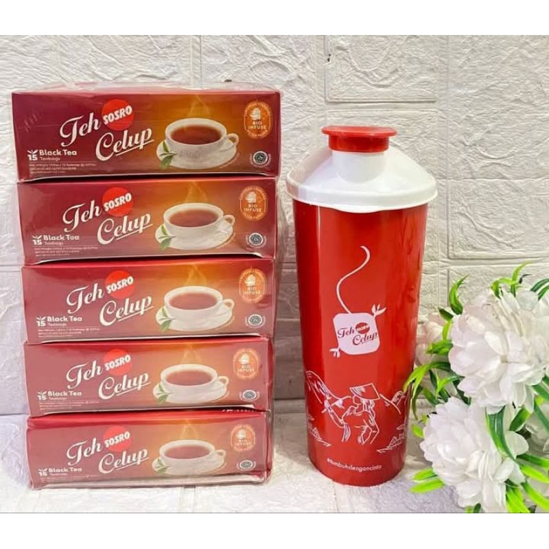 Jual PAKET TEH SOSRO FREE BOTOL SOSRO | Shopee Indonesia