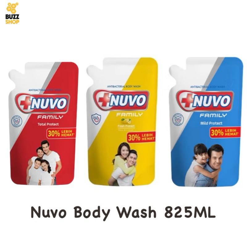Jual Nuvo Family Body Wash Sabun Mandi Cair Total Protect | Fresh ...