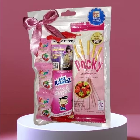 Jual SNACK PINK/ Snack Ulang Tahun/Bingkisan Anak/Hampers ulang tahun ...