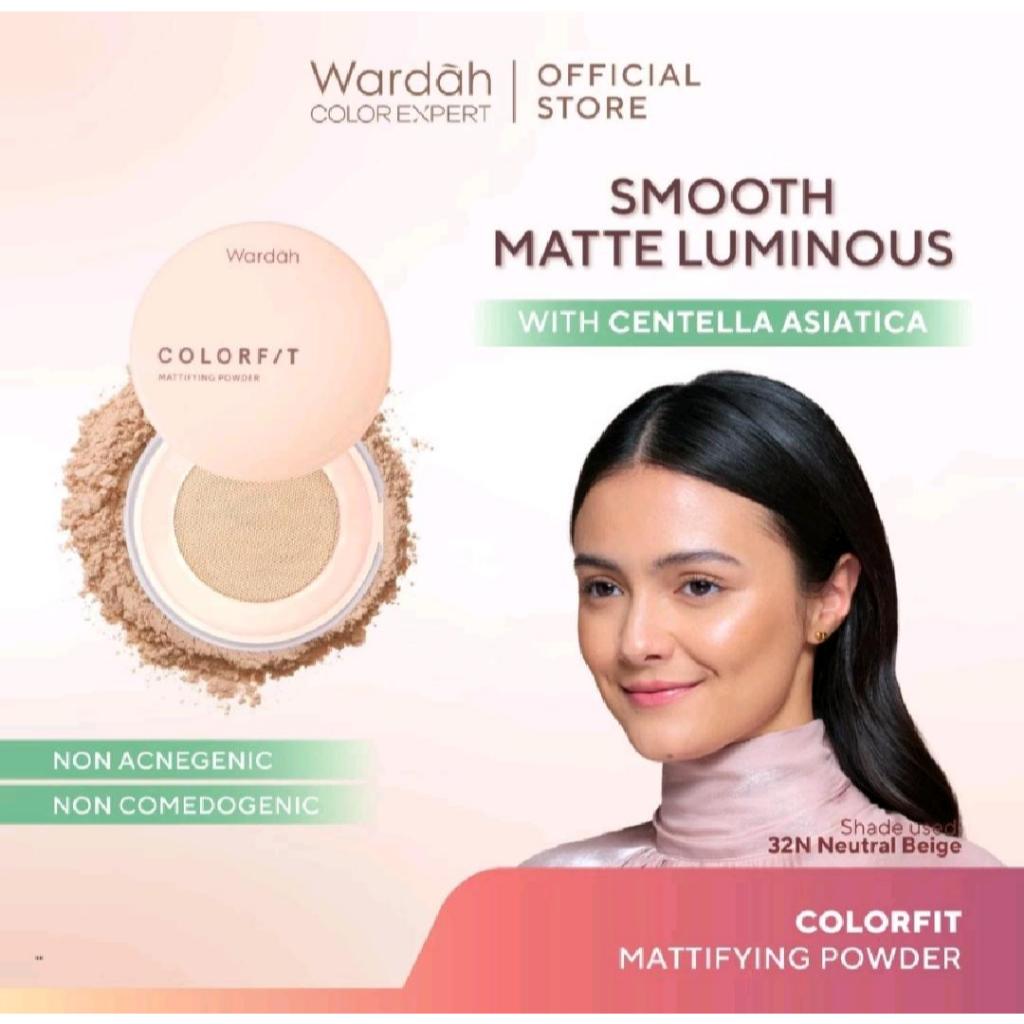 Jual Wardah Colorfit Mattifying Powder - Bedak Tabur Dengan SPF 30PA ...