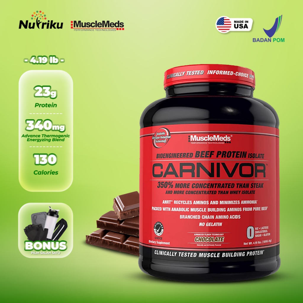 Jual Musclemeds Carnivor Whey 4 Lbs Suplemen Protein Gym Otot | Shopee ...