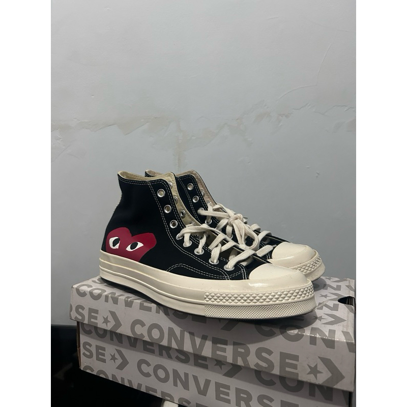 Jual converse cdg high black (100% authentic) | Shopee Indonesia