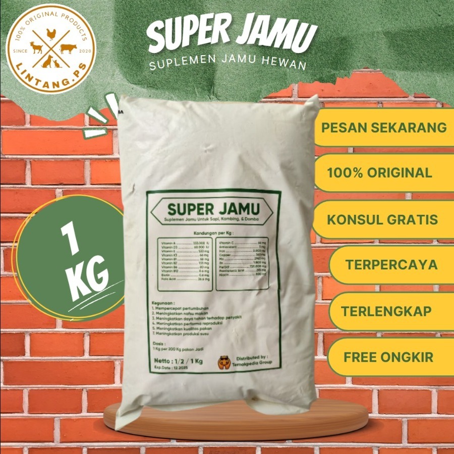 Jual Super Jamu 1Kg - Jamu Nafsu Makan Kambing - Jamu Nafsu Makan Sapi ...