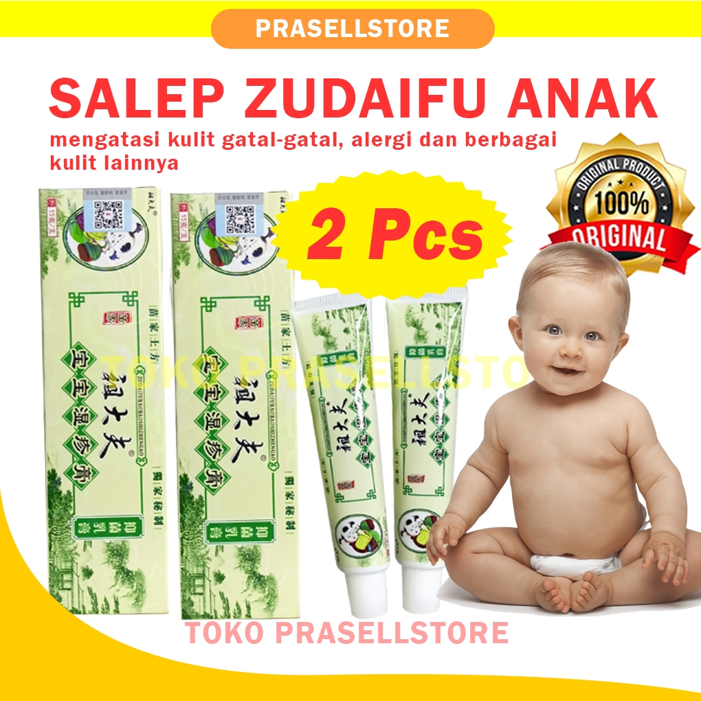 Jual Promo!! 2 Pcs Zudaifu Anak Obat gatal-gatal kulit panu eksim kutu ...