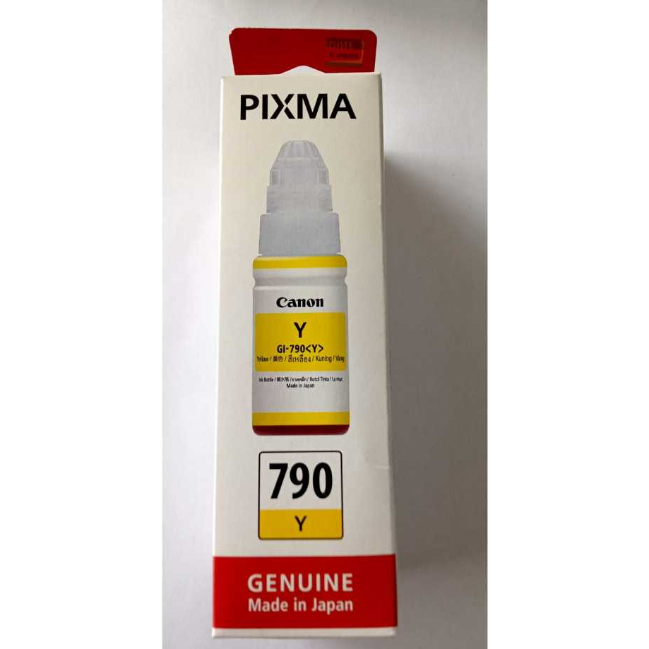 Jual TINTA CANON PIXMA GI-790 YELLOW ORIGINAL | Shopee Indonesia