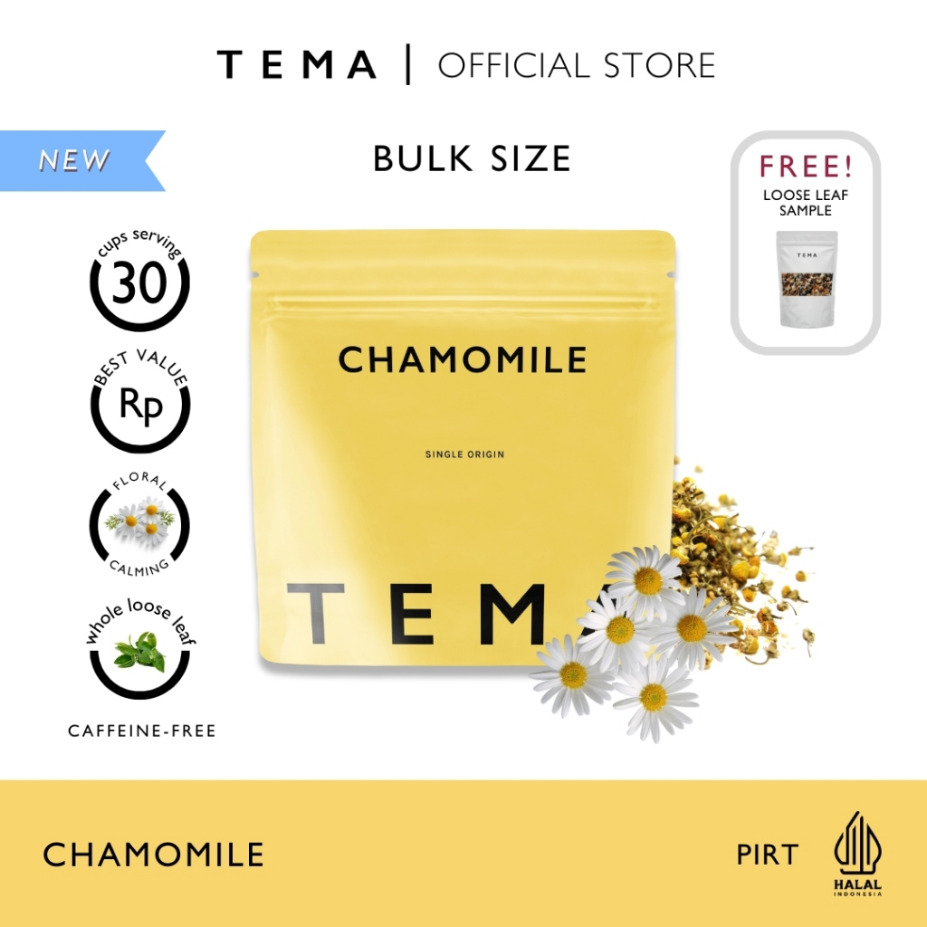 Jual Chamomile Herbal Tea | Teh Kamomil | Chamomile - TEMA Tea | Large ...