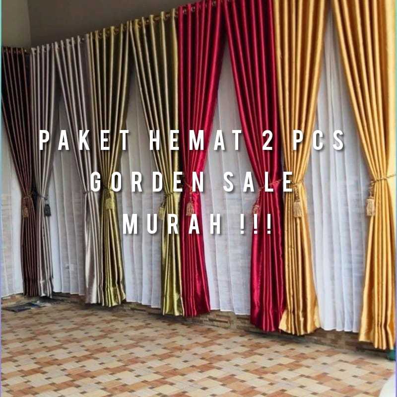 Jual FLASH SALE !!!! paket 2 pcs Gorden Hordeng Jedela dan pintu kamar ...