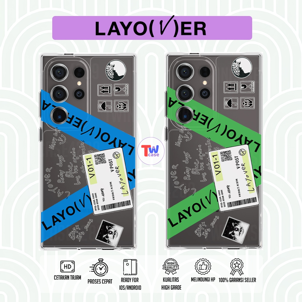 Jual Casing Hp Clear Taehyung Layover V Softcase TPU High Grade Motif ...