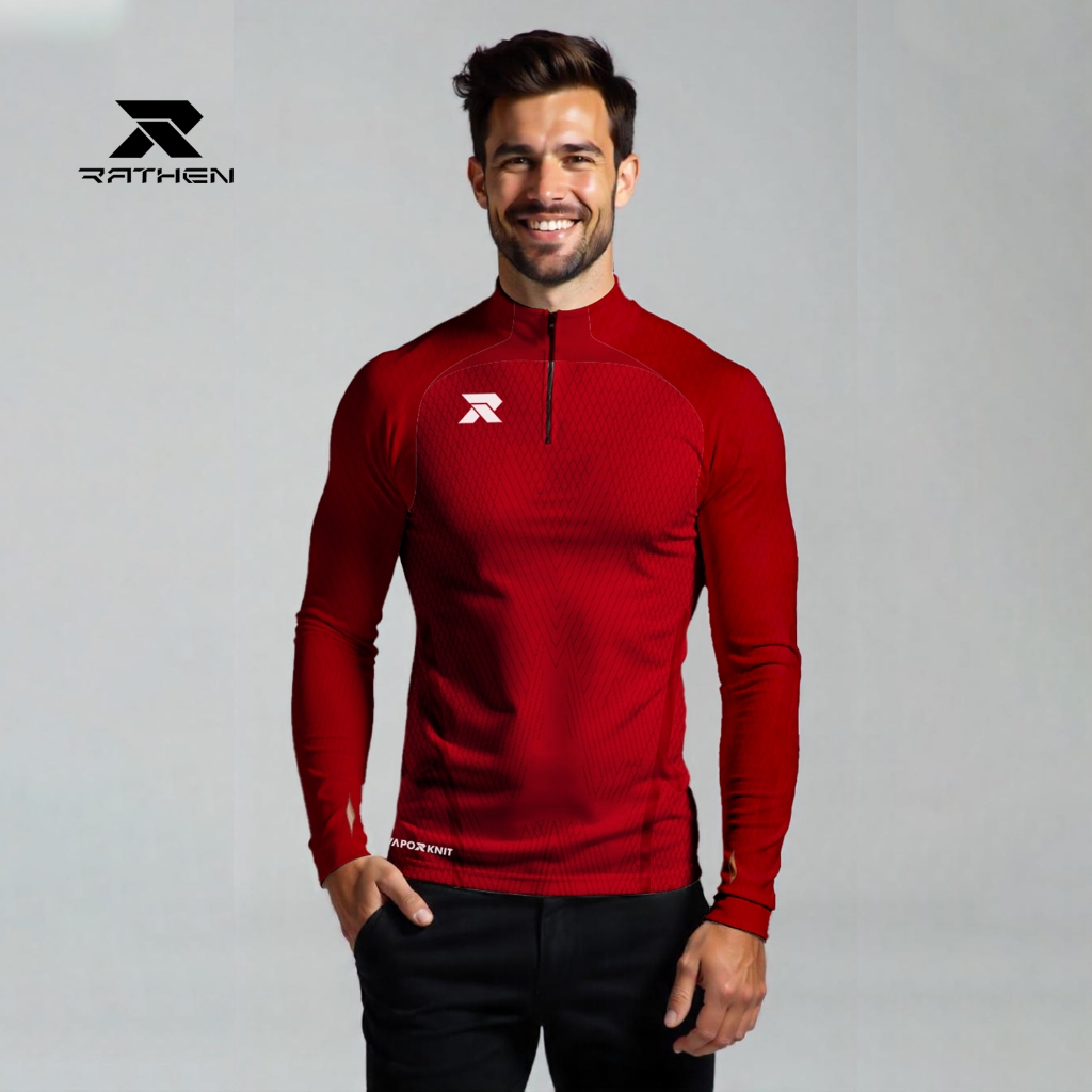 Jual RATHEN - MIDLAYER PLAIN SERIES JAKET RUNNING BAJU OLAHRAGA PRIA ...