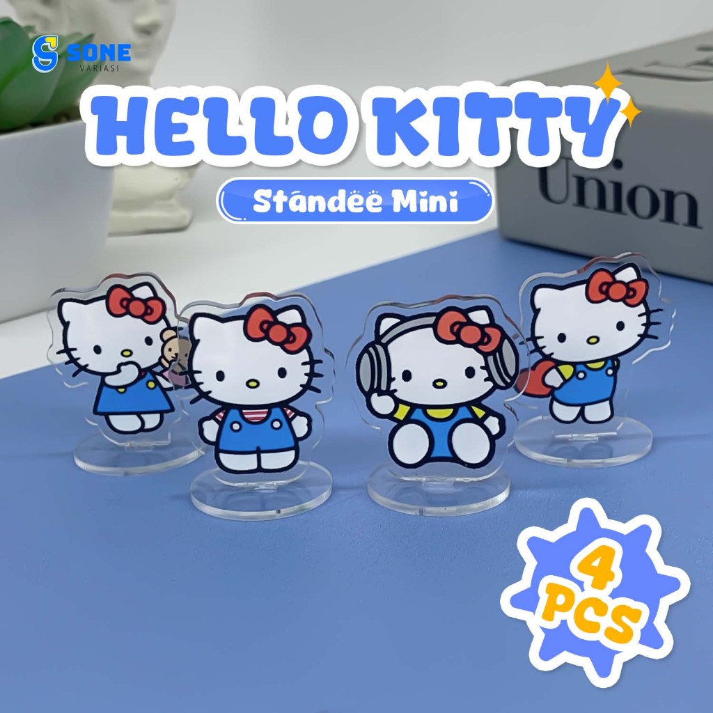 Jual Standee Mini Akrilik Hello Kitty / Bahan Acrylic Laser Cutting ...