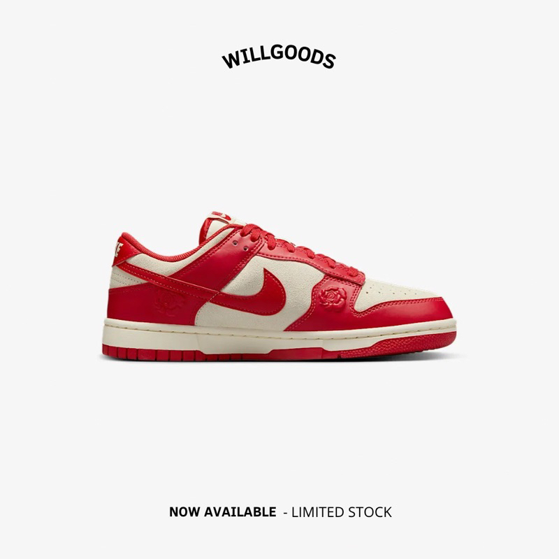 Jual Nike Dunk Low Red Roses Women Original Resmi | Shopee Indonesia