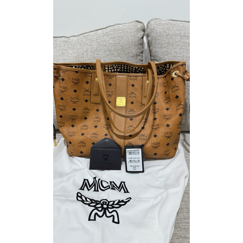 Jual MCM Reversible Tote Medium | Shopee Indonesia