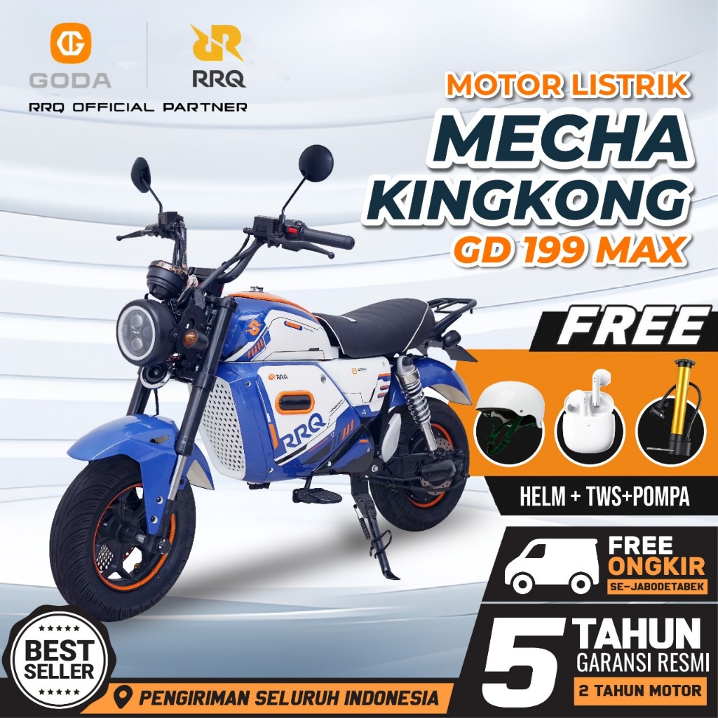 Jual GODA 199 Max Mecha Kingkong Motor Listrik | Shopee Indonesia