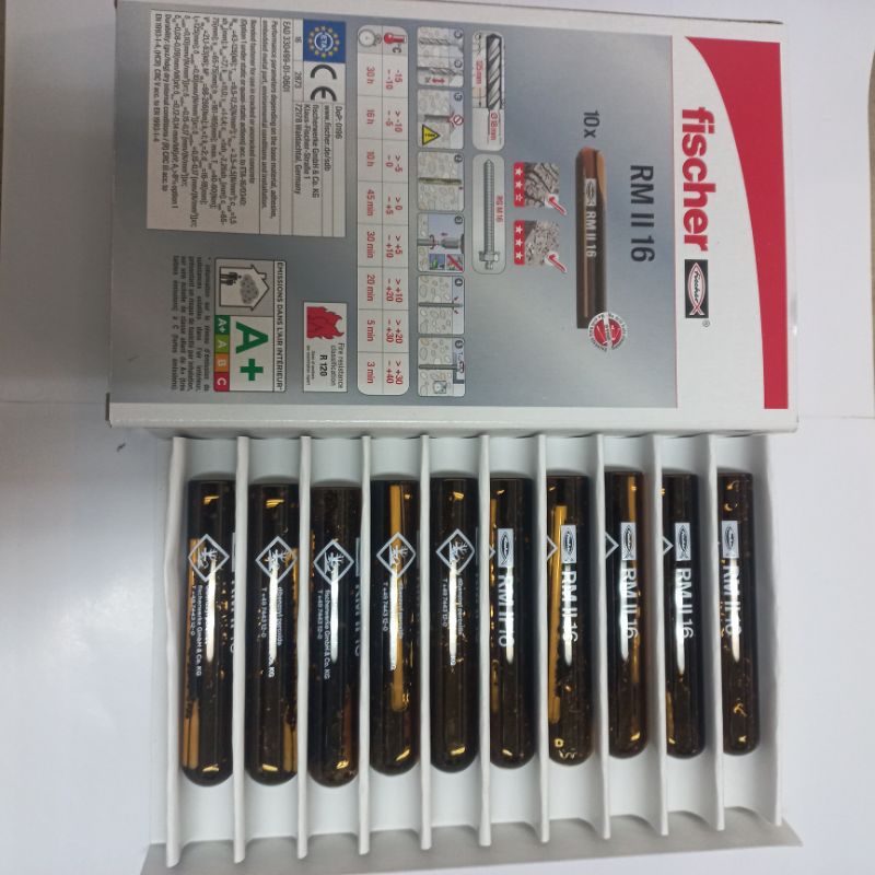Jual FISCHER RM II 16 M16 CHEMICAL ANCHOR LEM ANGKUR CAPSULE KAPSUL ...