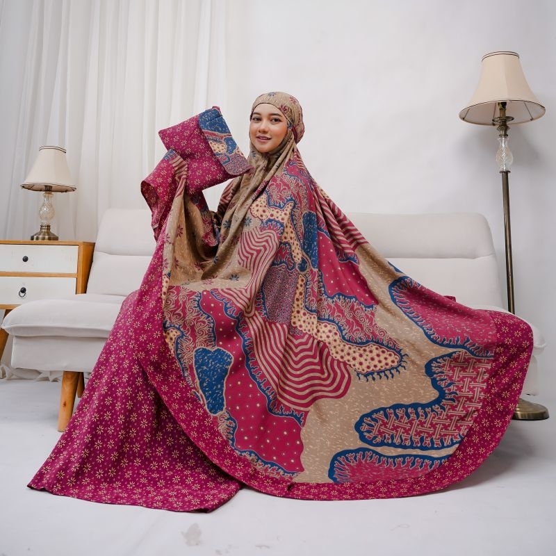 Jual Mukena Batik Terbaru Jumbo Rayon Premium Adem Lembut | Shopee ...