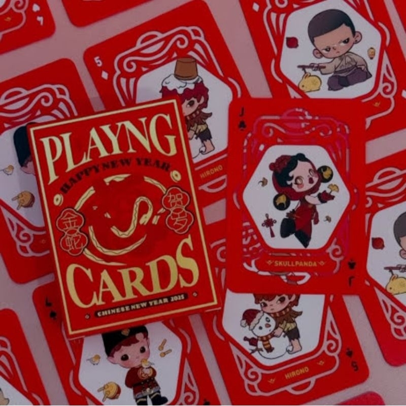 Jual POP MART Playing Cards Happy New Year Chinese 2025 Hirono ...