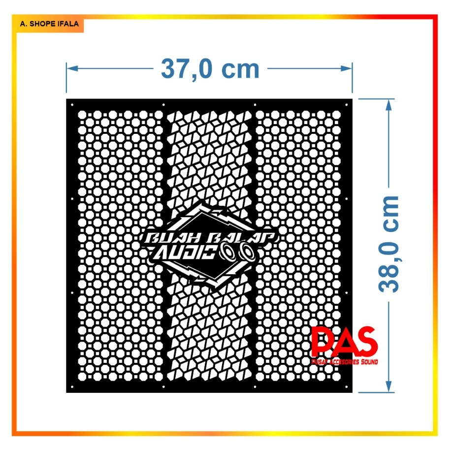 Jual Grill Sound untuk Tutup Box Speaker model planar | Shopee Indonesia