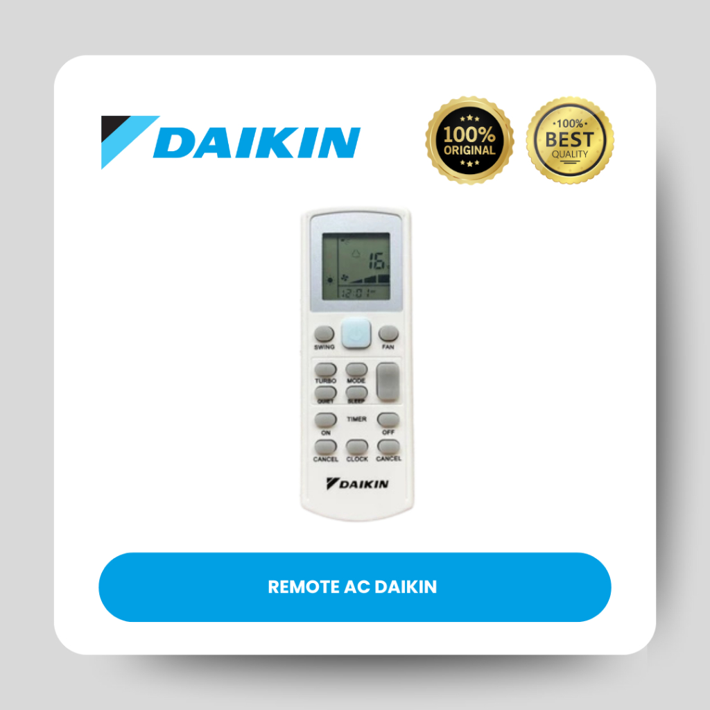 Jual REMOT AC DAIKIN MALAYSIA FTV25BXV14 ORIGINAL | Shopee Indonesia