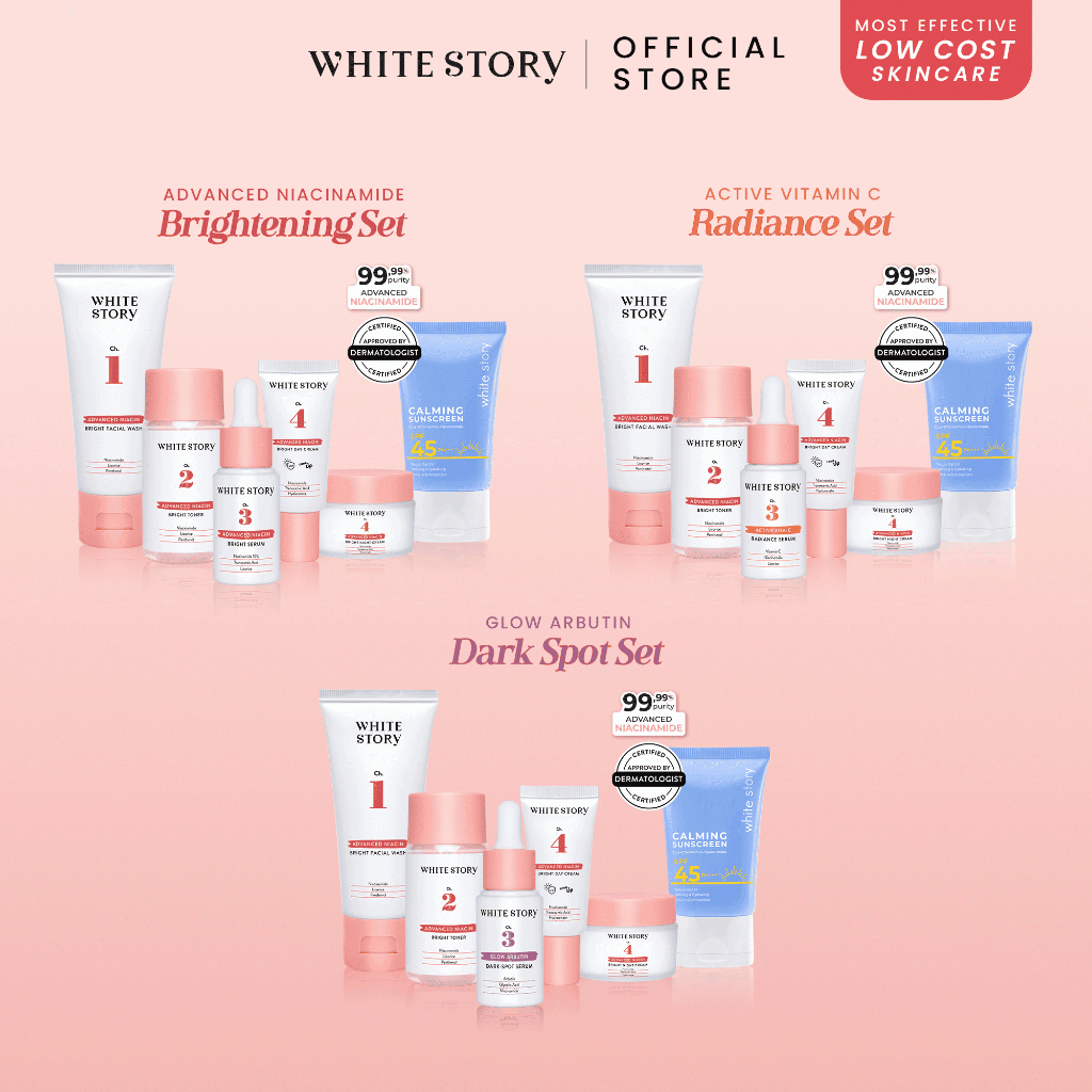 Jual 6in1 White Story Best-Selling Package - Paket Wajah Brightening ...
