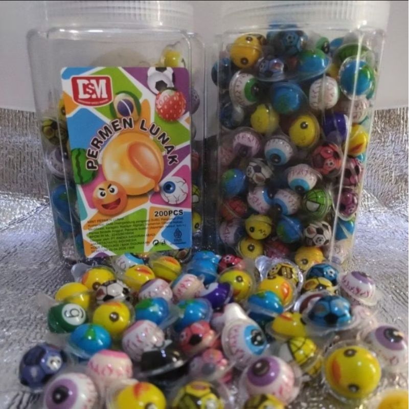 Jual DSM/TYL gummy candy 300gr isi 120 pcs/permen lunak aneka rasa ...