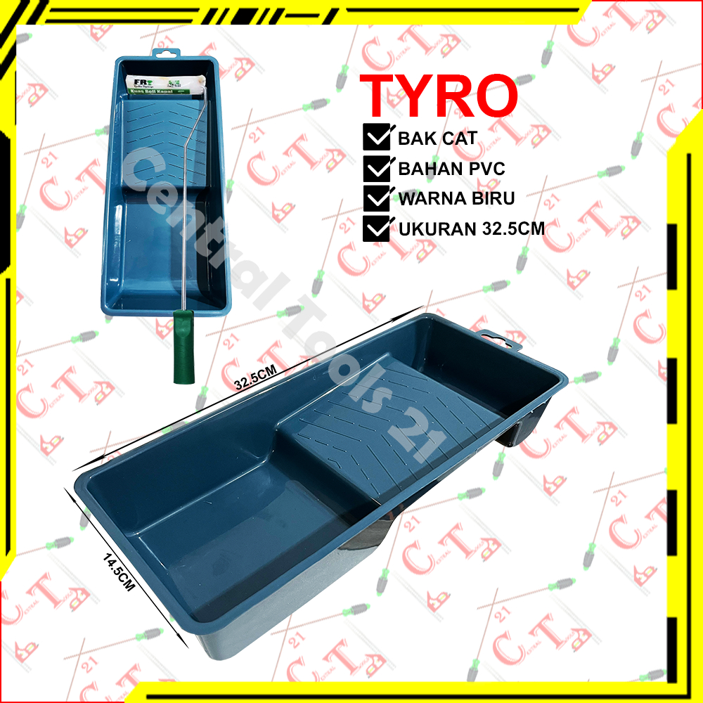 Jual Baki Cat Mini Pvc 4 Inch Tyro / Bak Cat Kuas Roll Tangkai Kapal ...