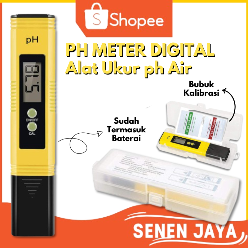 Jual PH Meter Digital Tester PH Alat Pengukur PH Air Digital Alat ...