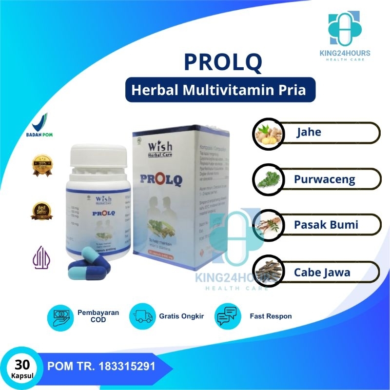 Jual WISH ProLQ Original Dr Boyke 30 kapsul Herbal | Shopee Indonesia