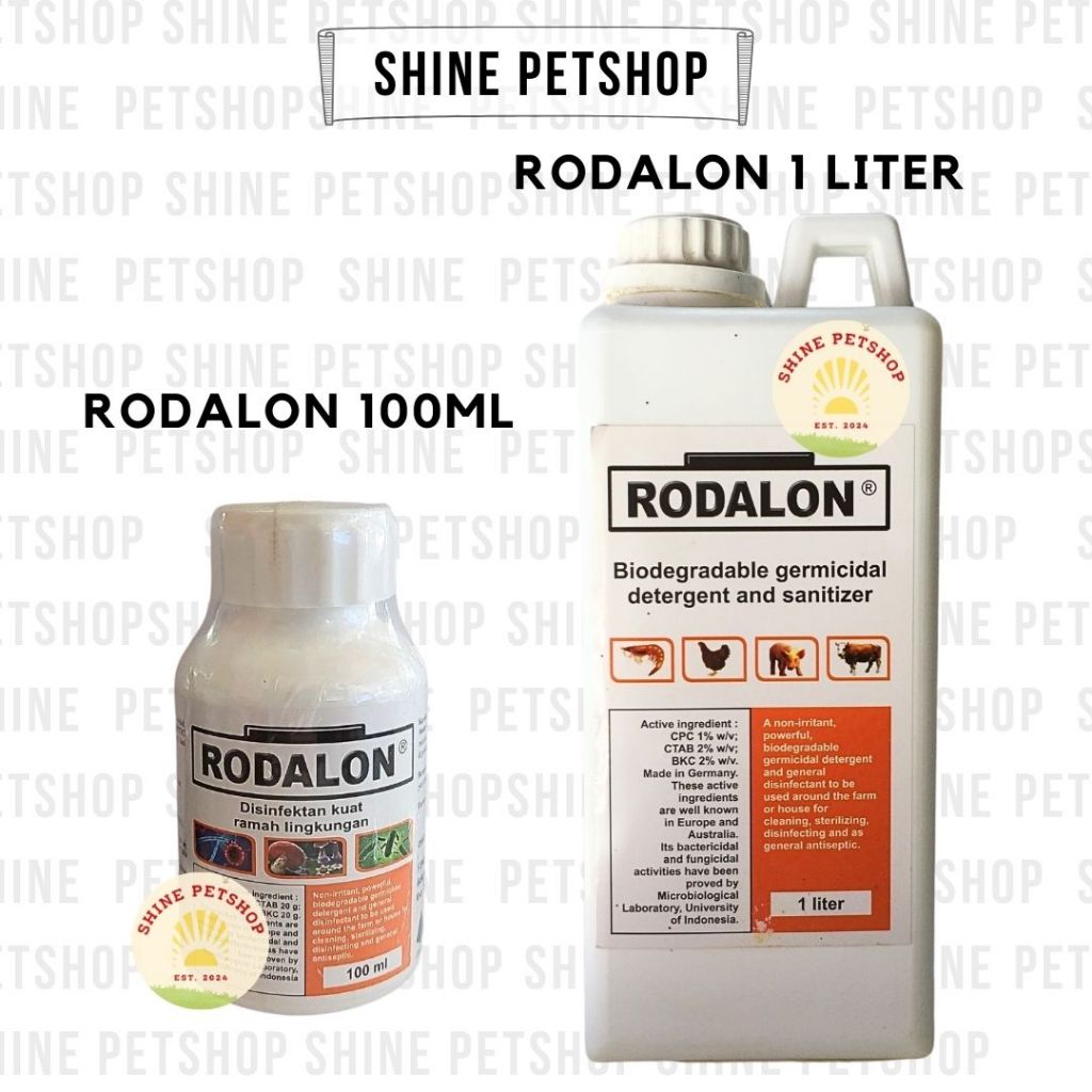Jual RODALON 100ml RODALON 1 liter Disenfektan Pembasmi Virus Kuman ...