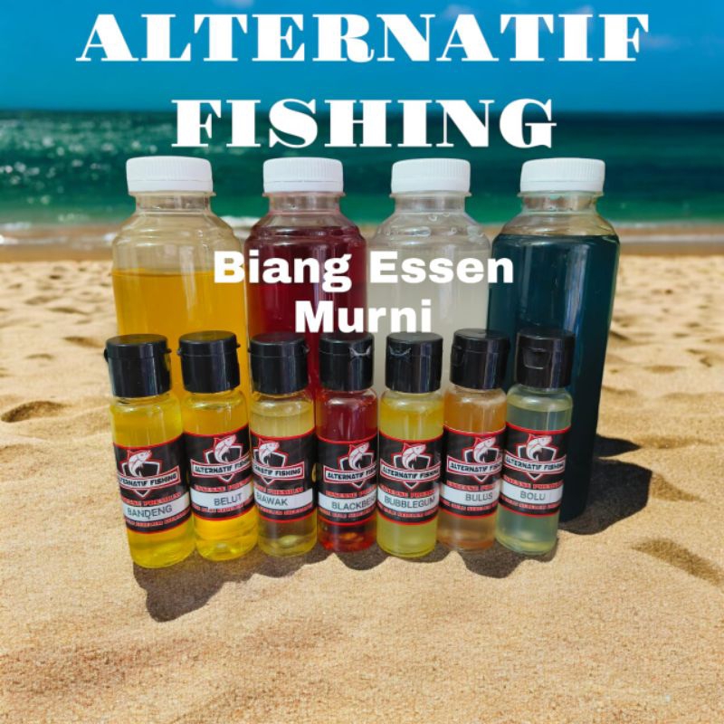 Jual Essen Alternatif Fishing Varian Aroma Huruf C Cabe oil Cacing ...