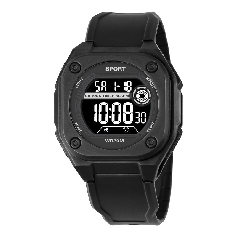Jual (Cod)Sport 2160 Jam Tangan Pria Digital WR30M Anti Air Strap ...