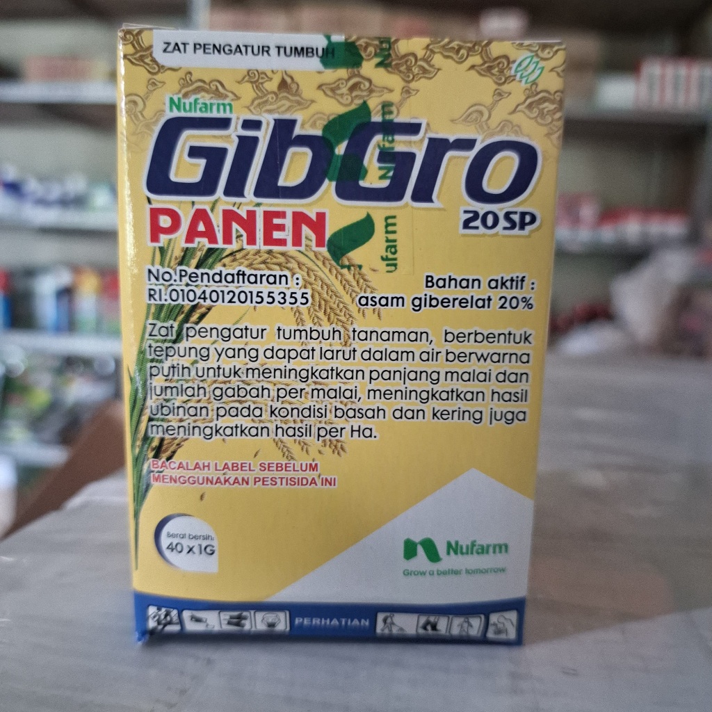 Jual GIBGRO PANEN 20 SP 1 Gram 1 Kotak ( 40 Pcs ) - Zat Pengatur Tumbuh ...