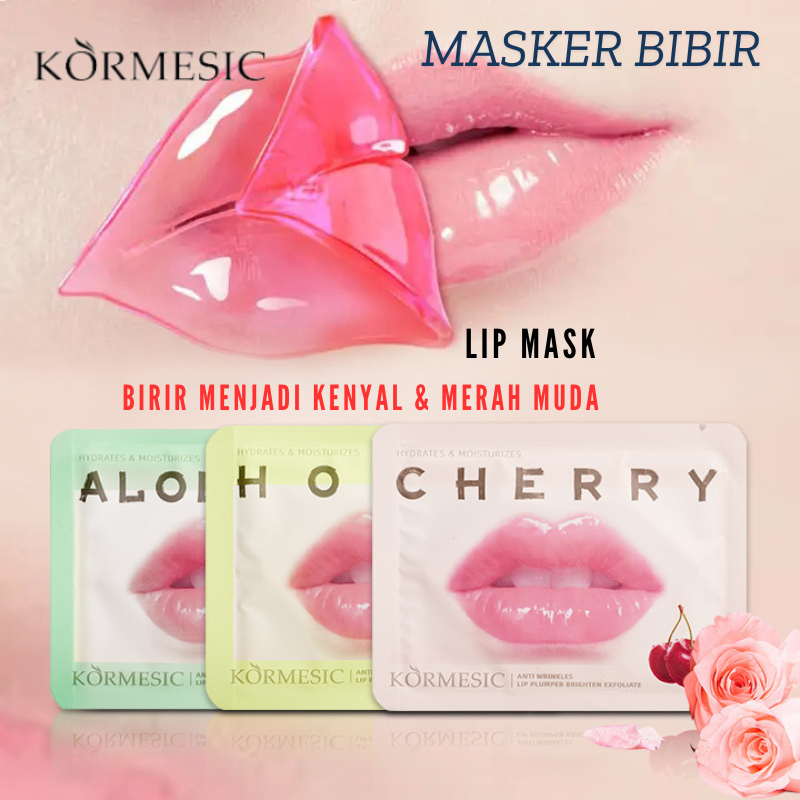 Jual KORMESIC Masker Bibir Membuat Bibir Menjadi Cerah Pink Kenyal dan Indah | Shopee Indonesia