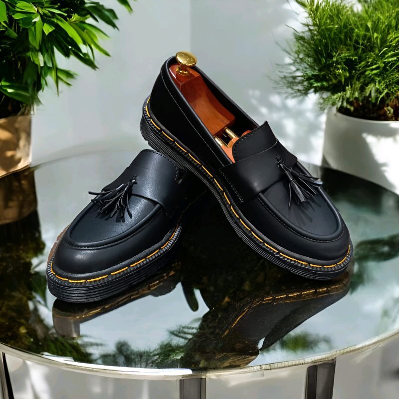 Jual sepatu loafers pria wanita stylefootwear hitam casual formal ...