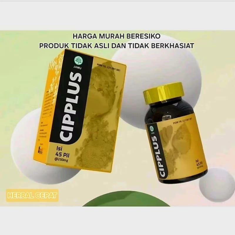 Jual Cipplus pil Hitam Original isi 45pil herbal sendi dan tulang BPOM ...
