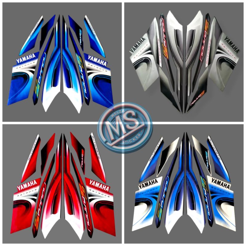 Jual Stiker Striping Motor NOUVO Z 2007 Sticker Lis Body Standar ...