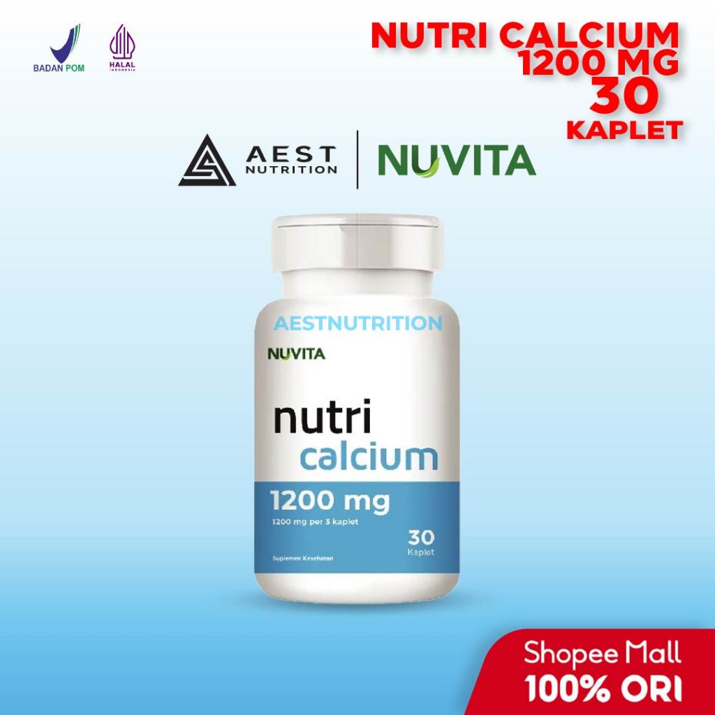 Jual Nuvita Nutri Calcium 1200mg - 30 Kaplet | Shopee Indonesia