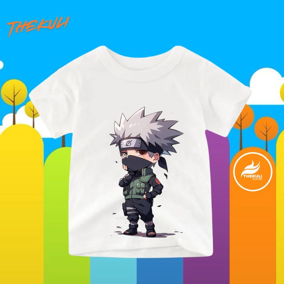 Jual kaos anak Custom Nama Combed 30s GambaR kakasi, Untuk Anak Laki-Laki dan Perempuan 2 sampai ...