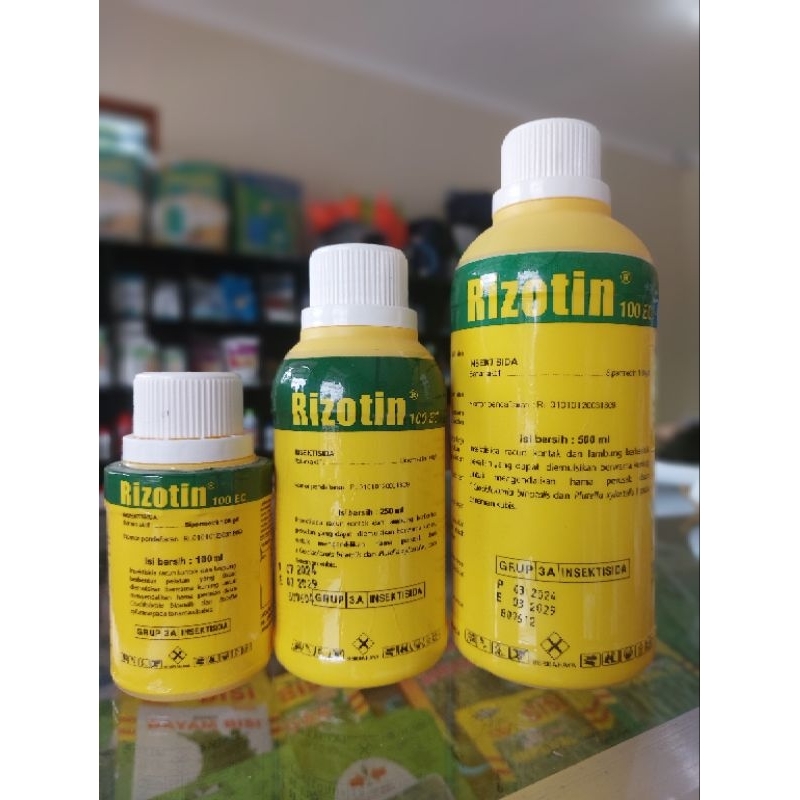 Jual RIZOTIN 100 EC - 100ML Insektisida Pembasmi Serangga 500 ML 250 ML ...