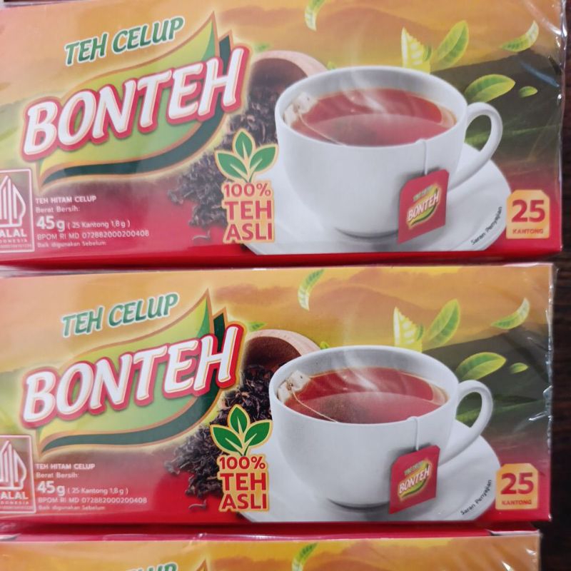 Jual teh celup BONTEH 25 kantong | Shopee Indonesia
